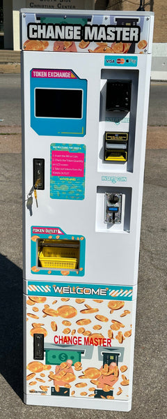 Change Master Machine – Convert Bills & Cards to Coins or Tokens for A ...