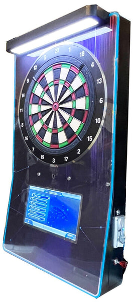 Take Aim Electronic Coin Operated Touch Screen Wall Mount Dart Board f ...