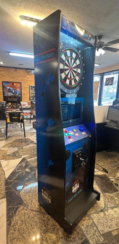 Dart Machine-Take Aim Electronic Coin Operated Dart Board With On Line ...