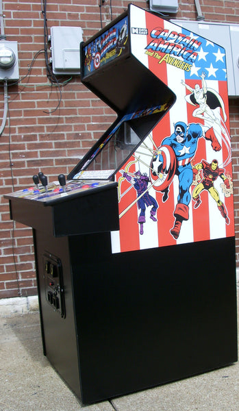 CAPTAIN AMERICA ARCADE WITH A LOTS OF NEW PARTS- EXTRA SHARP-New Parts ...