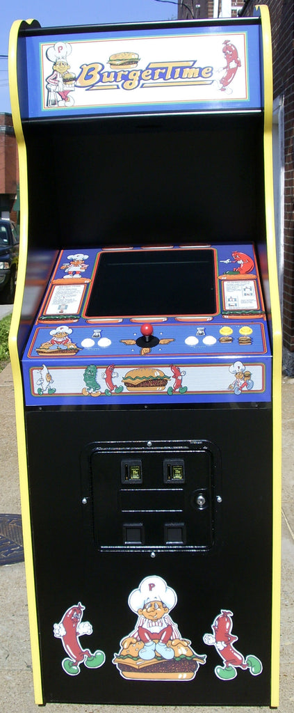 Burger Time Arcade-Lots Of New Parts- LCD Monitor-New Parts, Heavy Dut ...