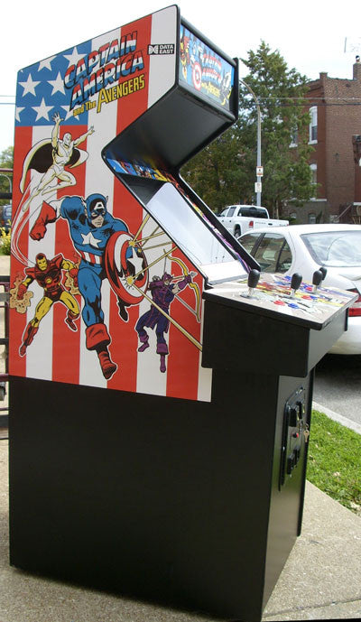 CAPTAIN AMERICA ARCADE WITH A LOTS OF NEW PARTS- EXTRA SHARP-New Parts ...