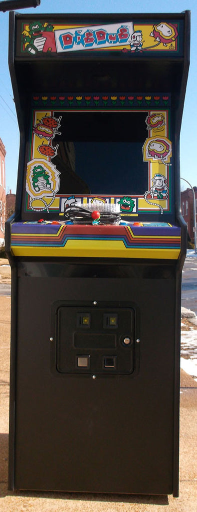 DIG DUG ARCADE GAME WITH LOTS OF NEW PARTS-EXTRA SHARP-HEAVY DUTY, COI ...