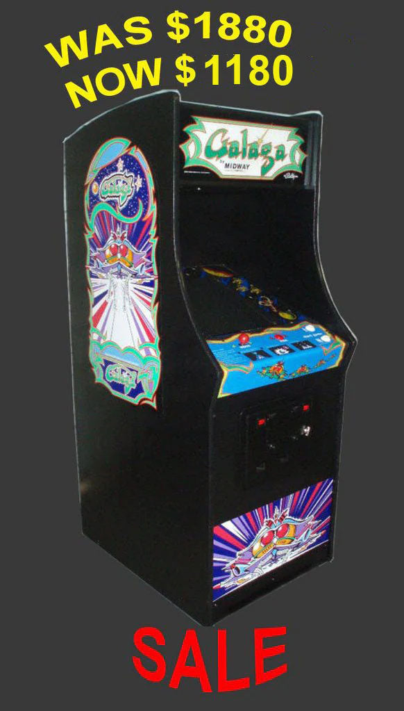 Galaga Arcade Game Refurbished-HEAVY DUTY, COIN OPERATED, COMMERCIAL G ...